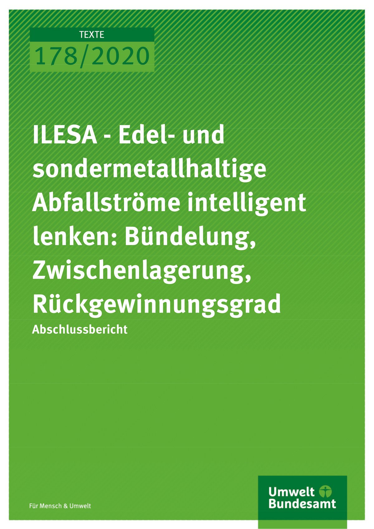 Edel- und sondermetallhaltige Abfallströme: Bifa